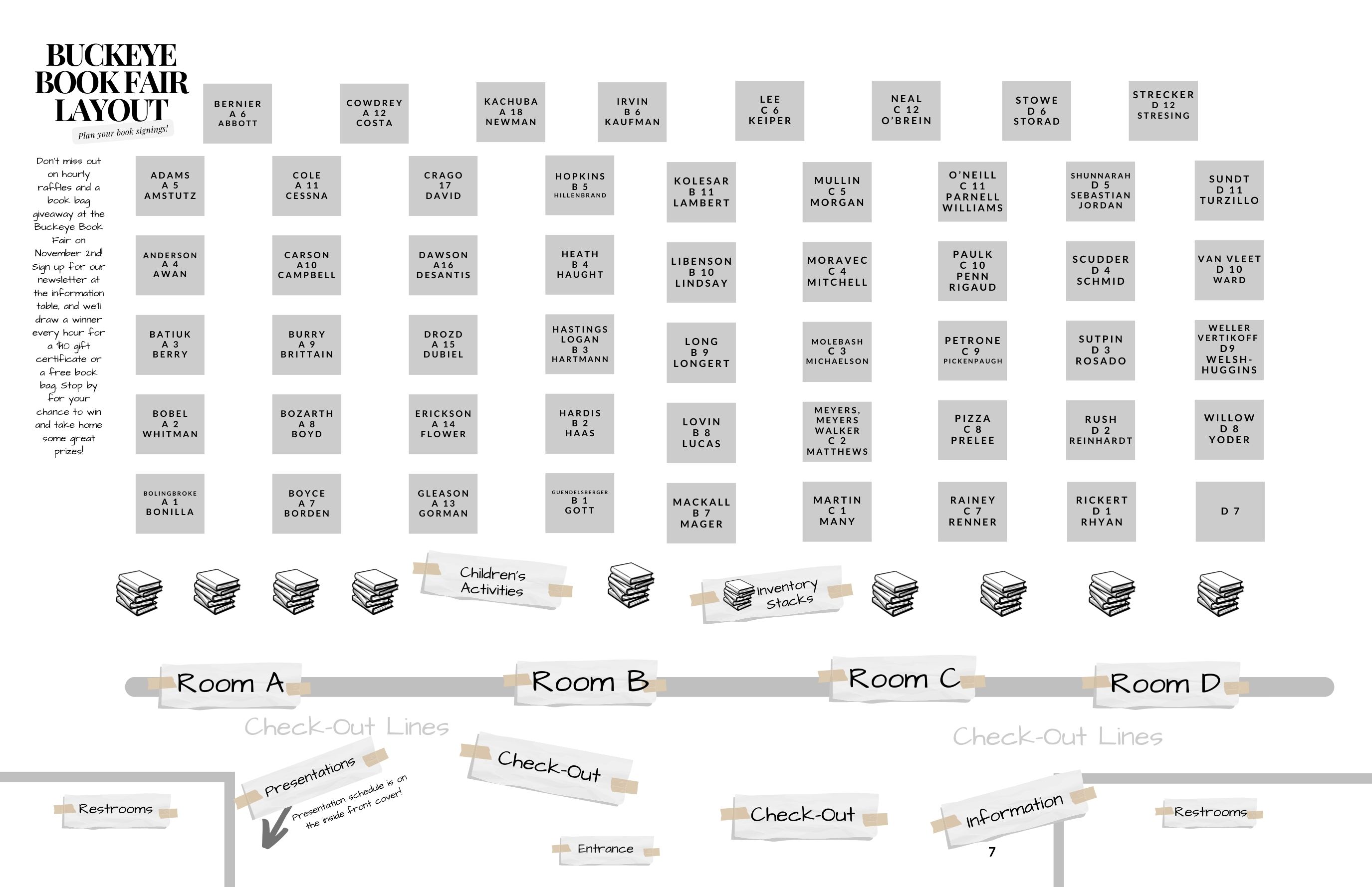 2024 Buckeye Book Fair Layout (17 × 11 in) – Buckeye Book Fair